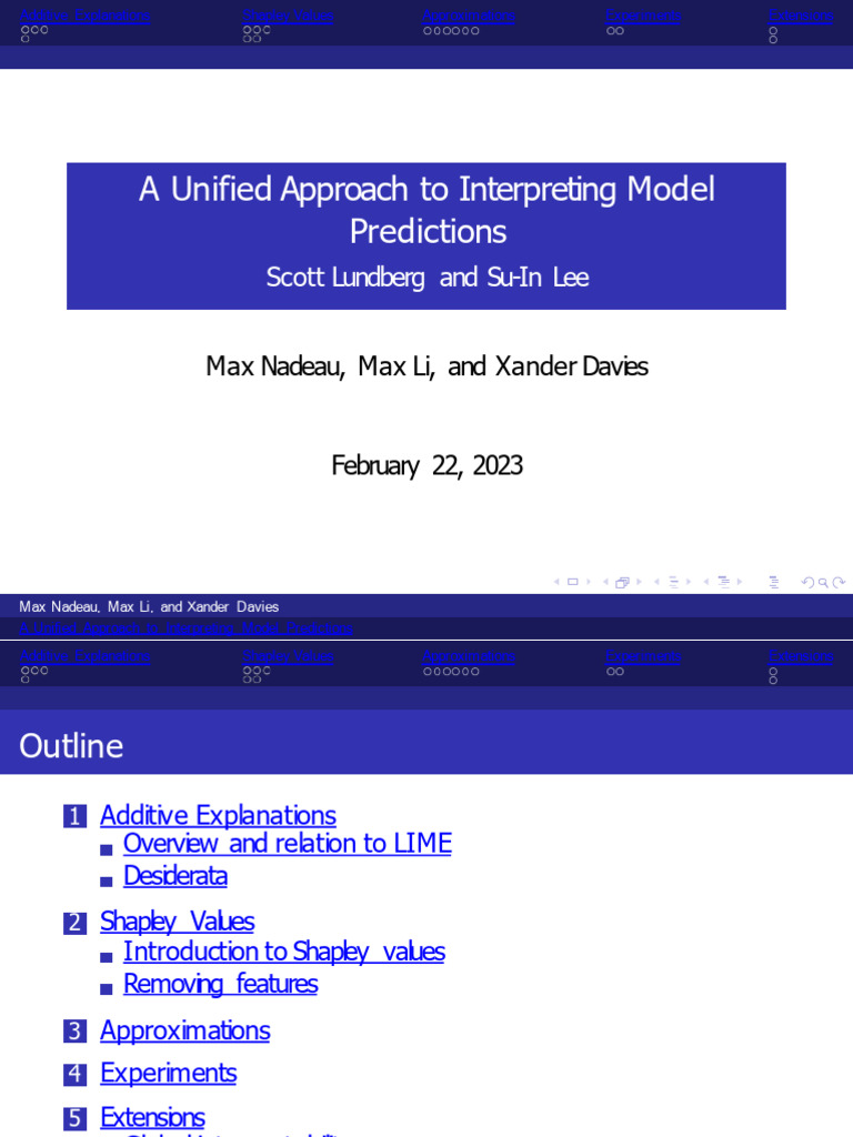 Interpreting Model Predictions | PDF | Prediction | Experiment