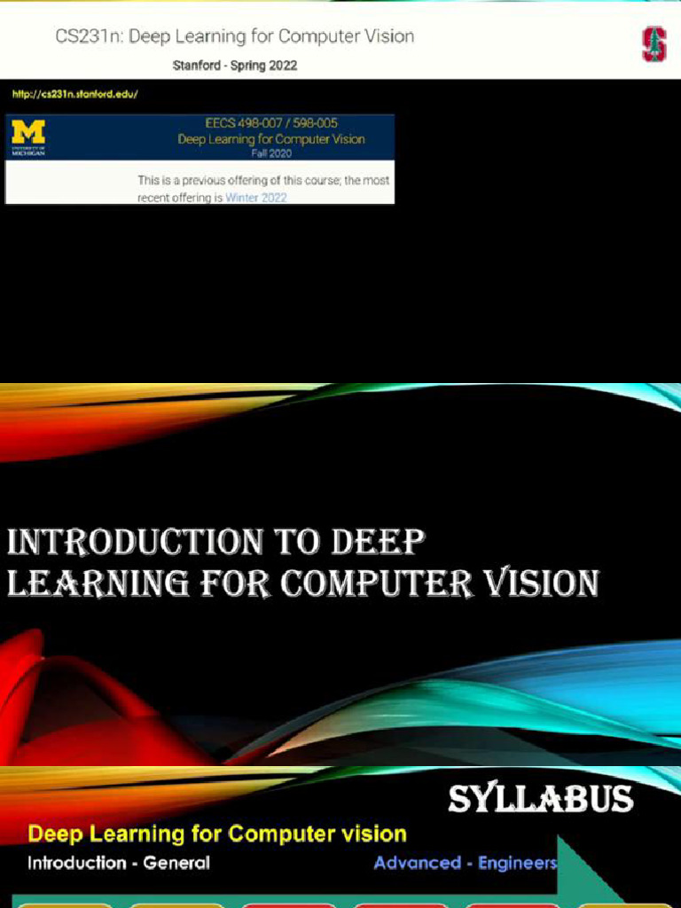 Deep Learning For Computer Vision | PDF