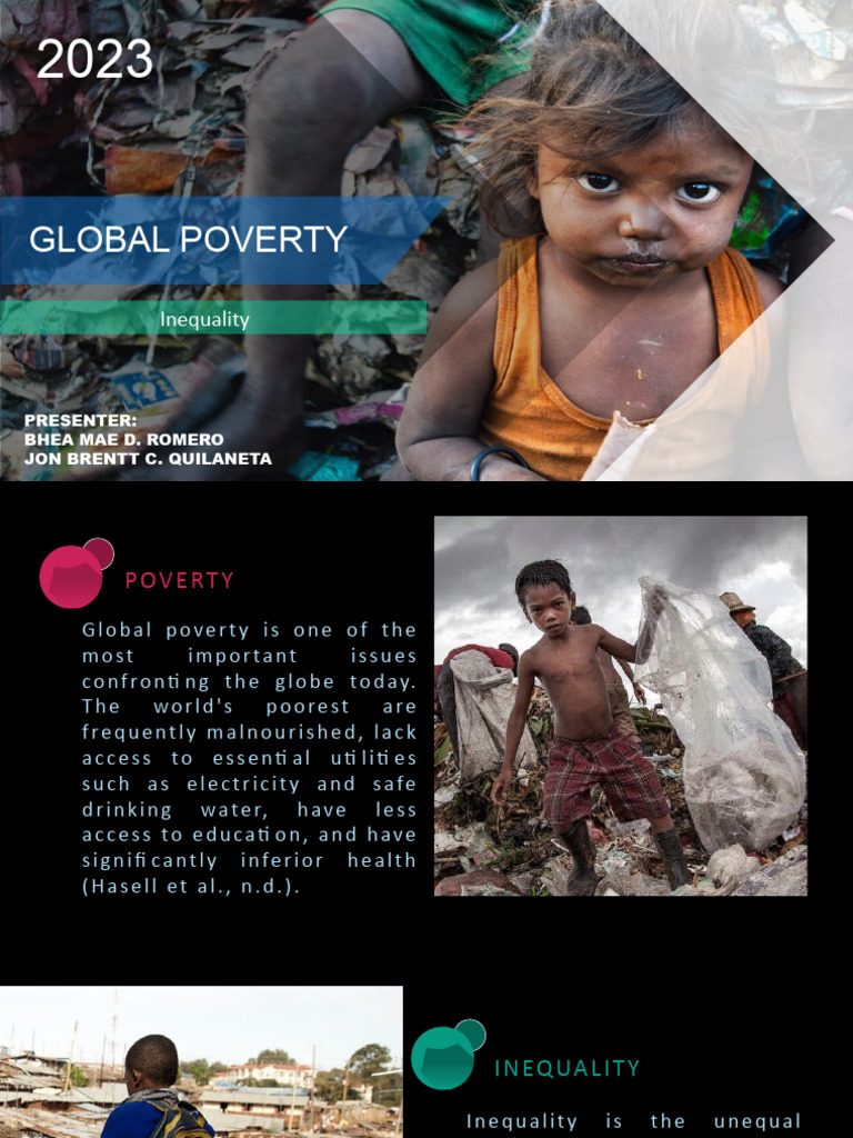 Global Poverty And Inequality Cw Pdf Poverty Poverty Homelessness