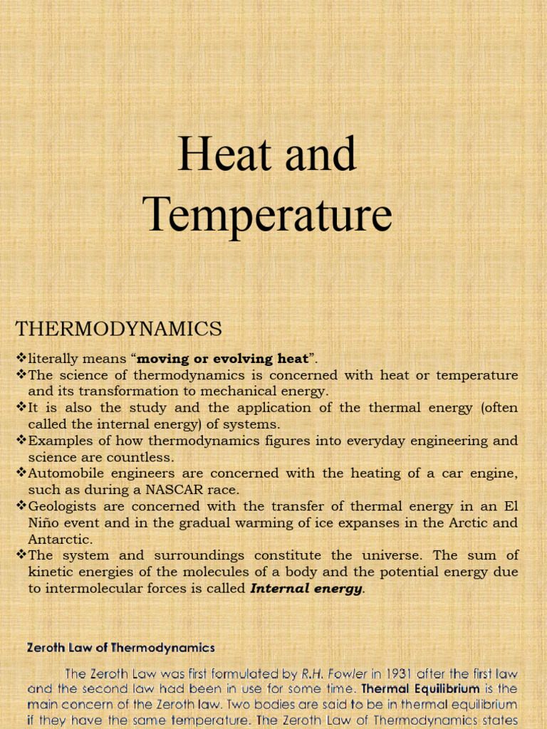 Physics 1 Module 7 Heat and Temperature | PDF | Heat | Temperature