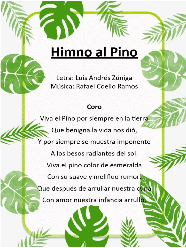 Árboles Himno Al Pino | PDF | Arte | Religión y espiritualidad