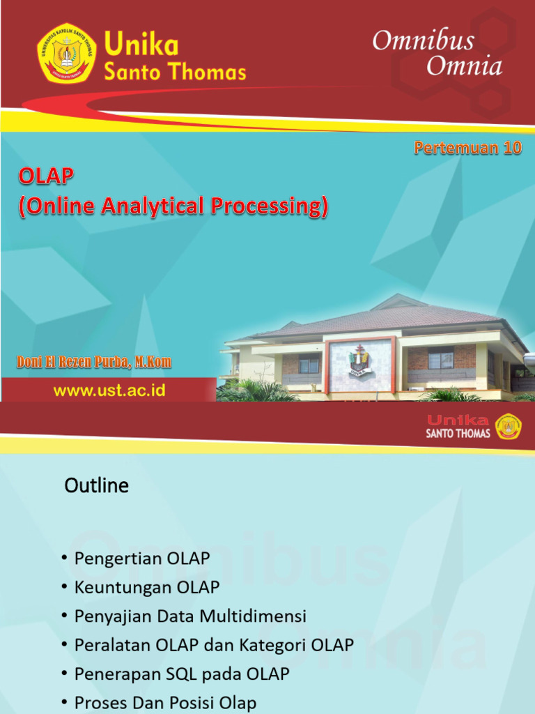 Pertemuan 10 - OLAP | PDF