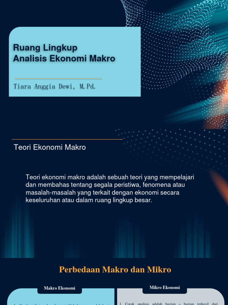 Ruang Lingkup Ekonomi Makro | PDF