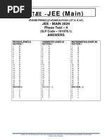 Leap 2025 Grade 8 Math Practice Test Answer Key | PDF | Mathematics
