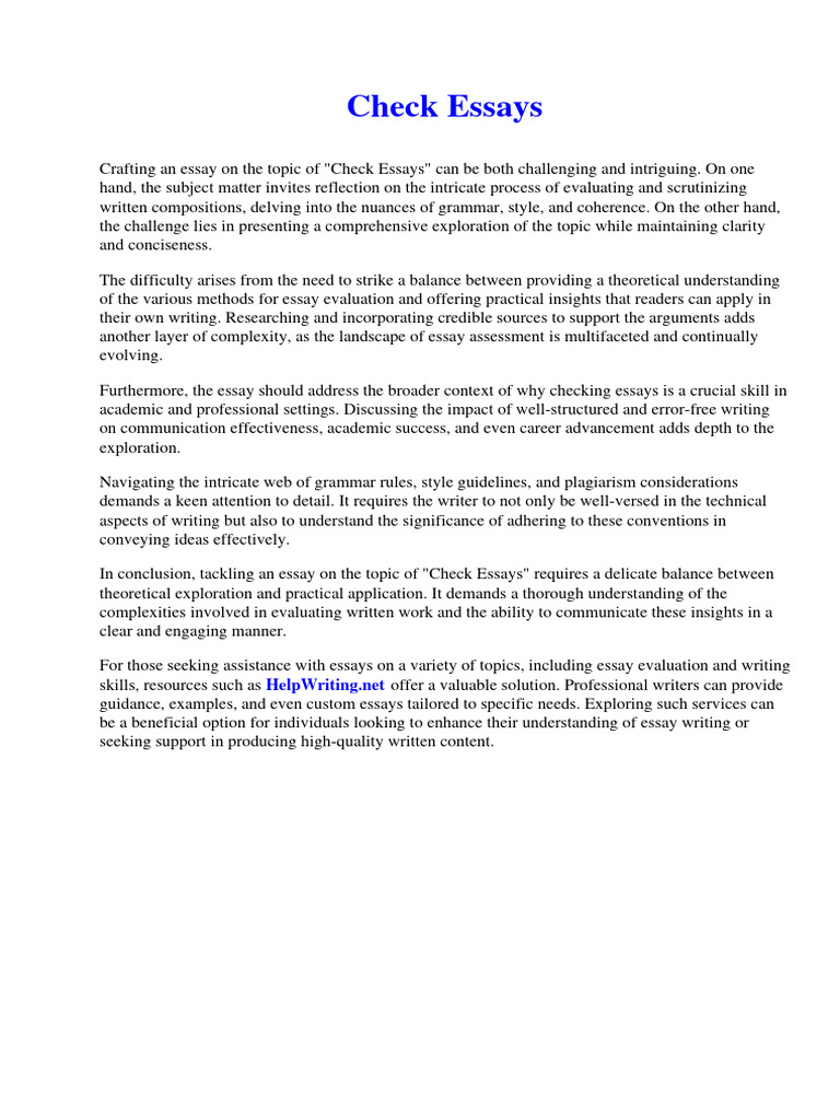 Check Essays | PDF | Nero | Essays