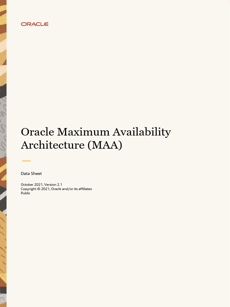 MAA Data Sheet | PDF | Cloud Computing | Databases