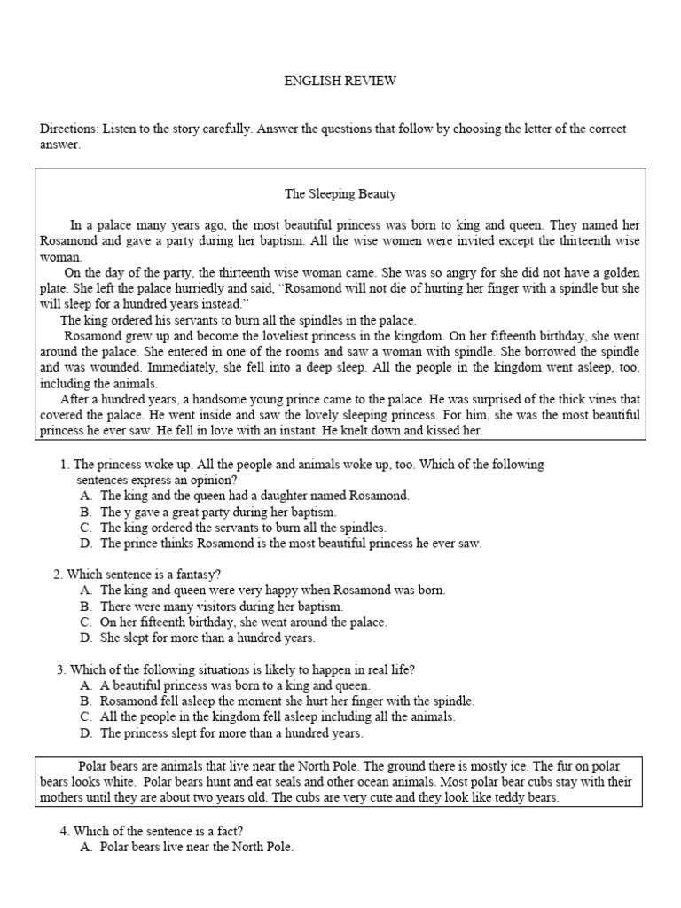 English Review | PDF | Plural | Noun