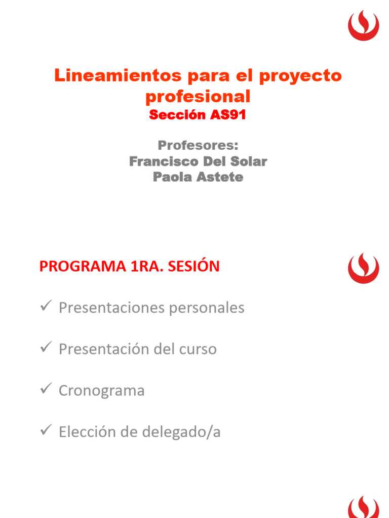 Sesión 1 Presentación AS91 PDF | PDF | Diseño