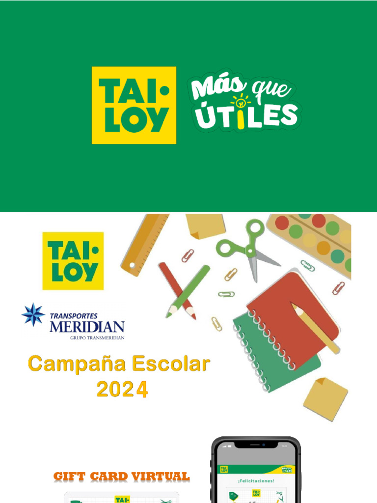 Campaña Tai Loy 2024 | PDF | Crecimiento personal y profesional | Negocios