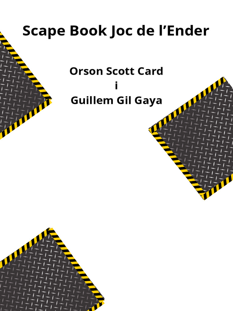 Scape Book Joc de L'ender | PDF