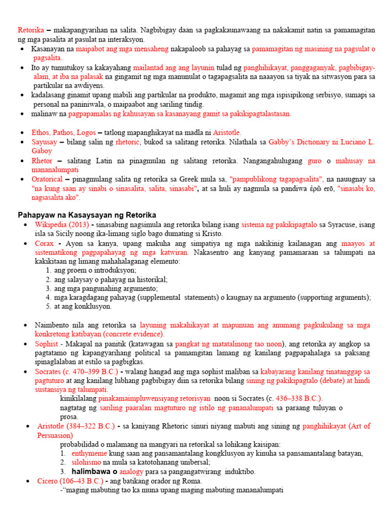 Fili 103 Reviewer | PDF