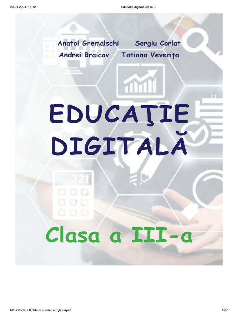 Educatia Digitala Clasa 3 | PDF