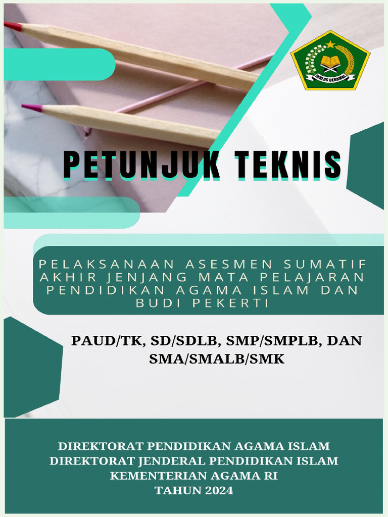 Juknis Asesmen Sumatif Akhir Jenjang 2024 | PDF | Karier & Perkembangan | Ilmu Sosial