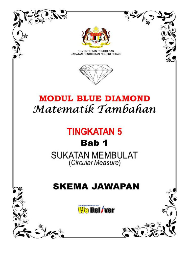 F5 Bab 1 Sukatan Membulat - Modul Blue Diamond (Skema) | PDF