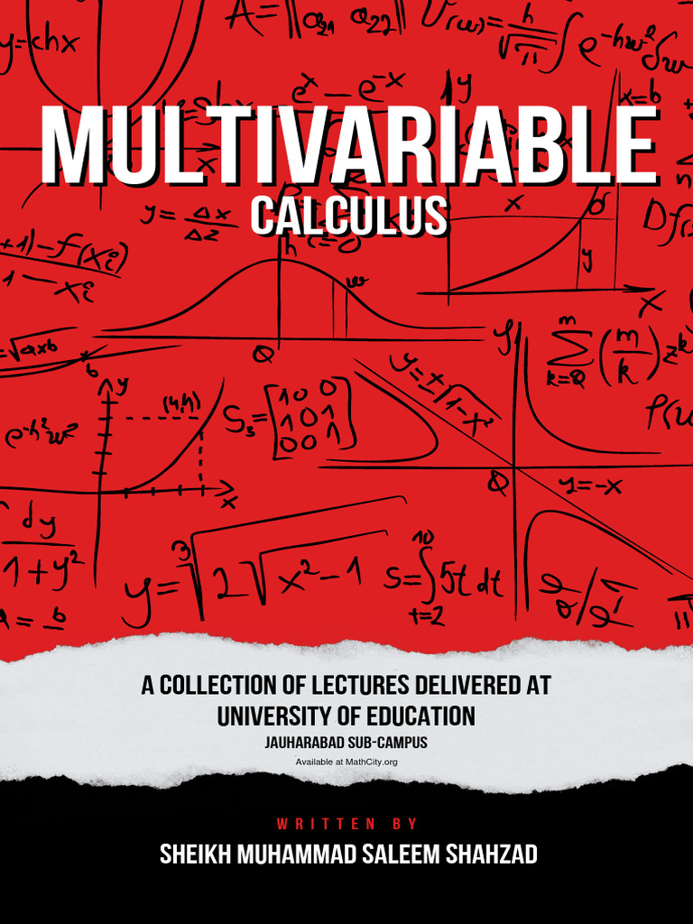 Multivariable Calculus Sheikh Muhammad Saleem Shahzad | PDF | Function ... Multivariable Calculus Sheikh Muhammad Saleem Shahzad | PDF | Function ...