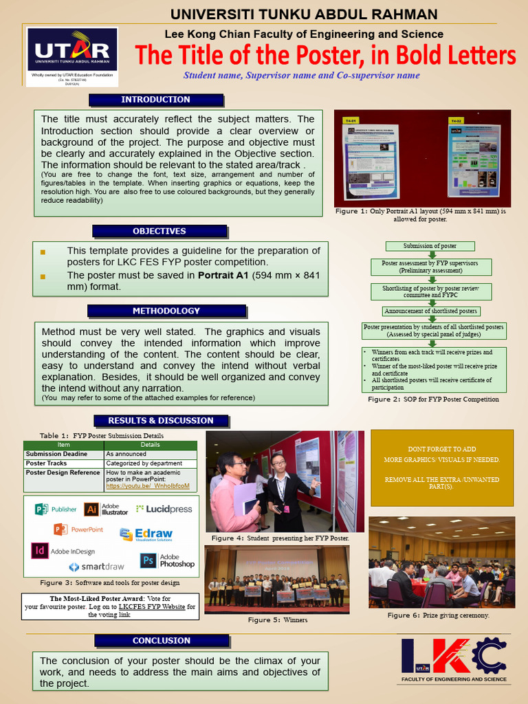 FYP Poster Competition Guidelines | PDF | Art