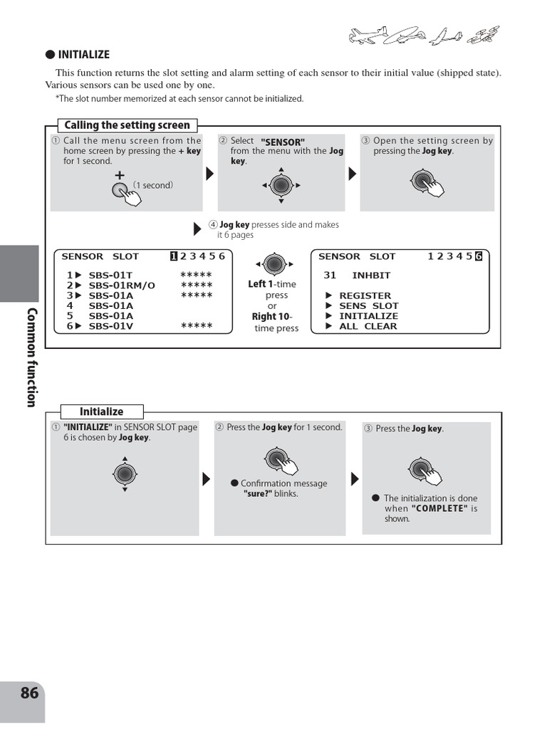 Initialize and Clear Sensor Settings | PDF | Computing | Computer Engineering