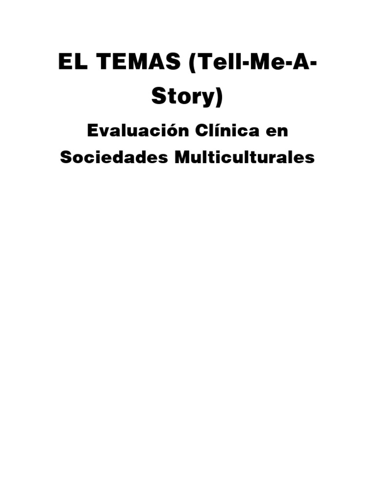 TEMAS Manual | PDF | Pensamiento | Sicología