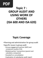 ISA 600 - Audit of Group FS (Revised) | PDF
