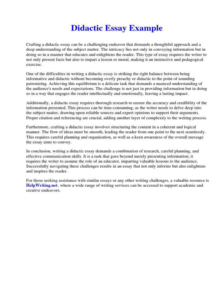 Didactic Essay Example | PDF | Car | Electric Vehicle