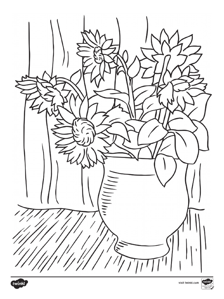 t2 A 210 New Tate Van Gogh Themed Colouring Pages | PDF