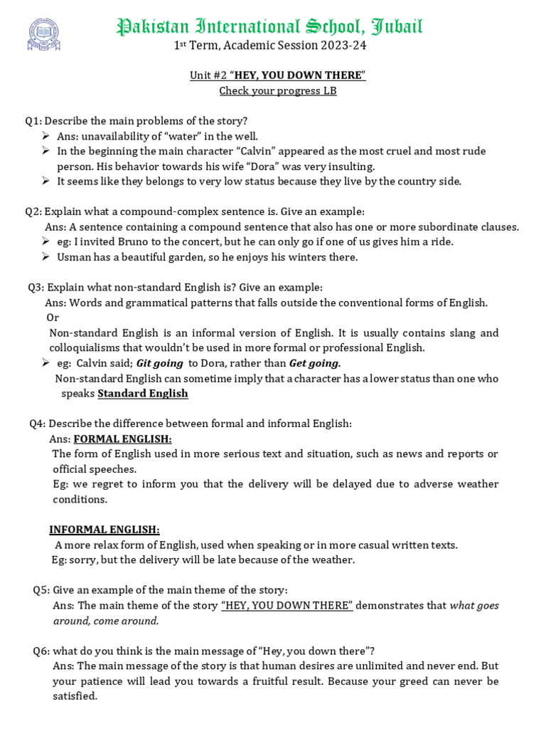 Hey You Down There, U-2 | PDF