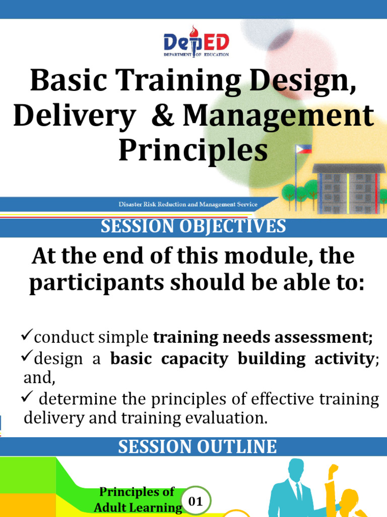 Basic Training Design, Delivery and Management Principles | PDF ...