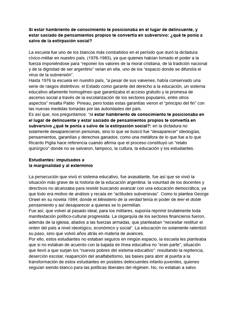 TP Historia | PDF | Argentina