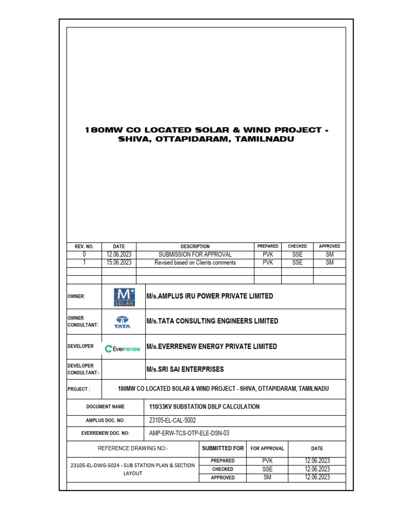 DSLP Calc | PDF | Electrical Substation | Electric Power