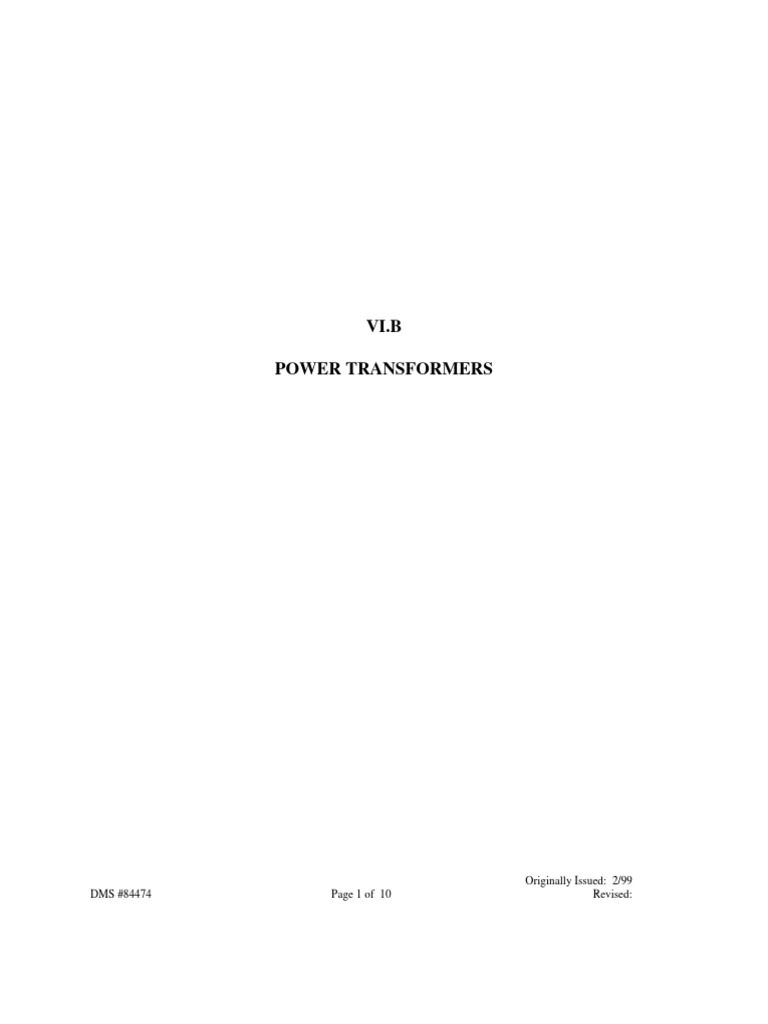 PWR Transformers | PDF | Transformer | Electric Power