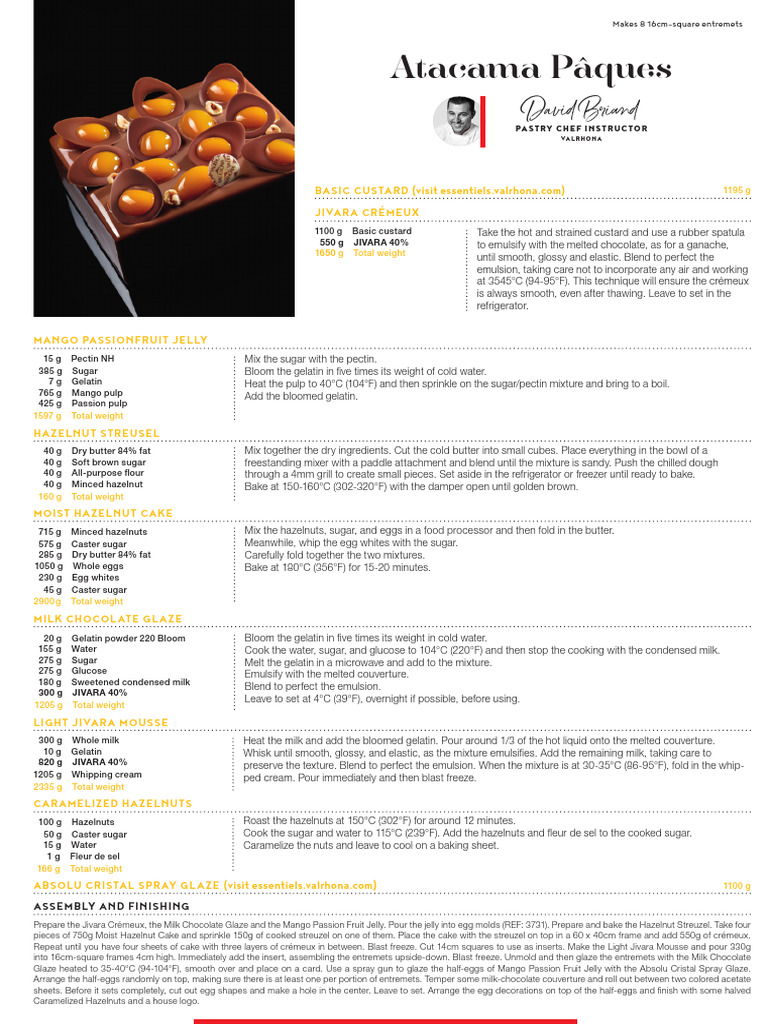 Jivara EN V2 | PDF | Cakes | Custard