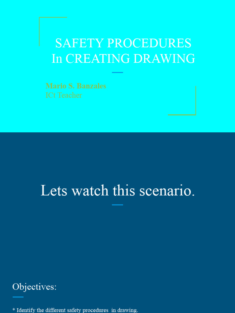 Lesson 2 Safety Procedures in Drawing Illustration | PDF