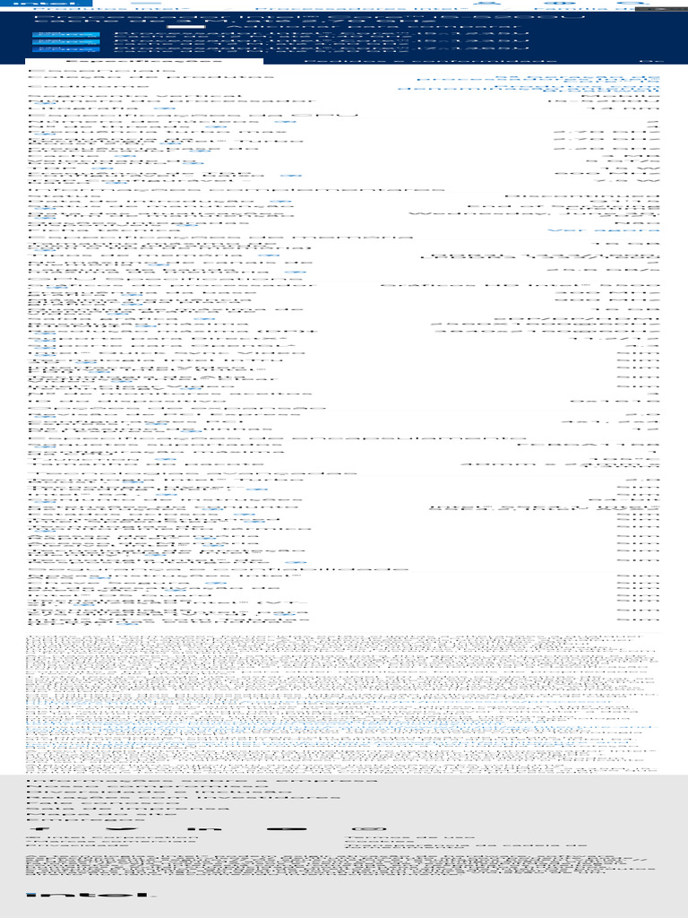 Processador Intel® Core™ I5-5200u | PDF | Microprocessador | Intel
