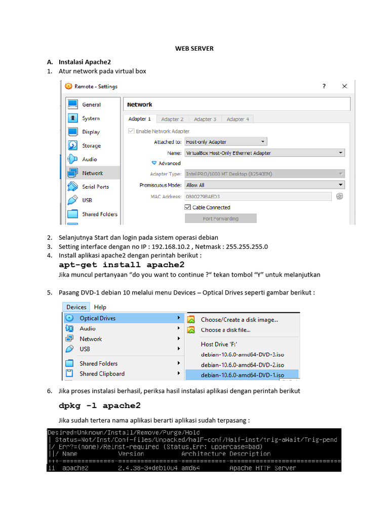 Web Server Debian 10 | PDF | Komputer