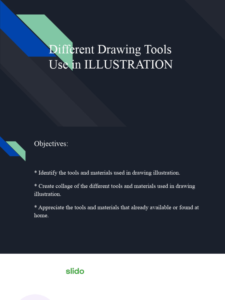 Lesson 1 Drawing Tools | PDF