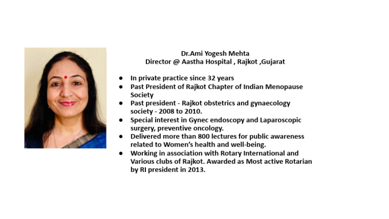 DR Ami Mehta CV | PDF | Wellness | Lifestyle