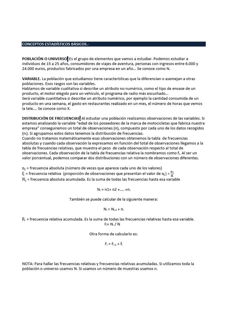 Teoria 2024 | PDF | Modo (Estadísticas) | Oblicuidad