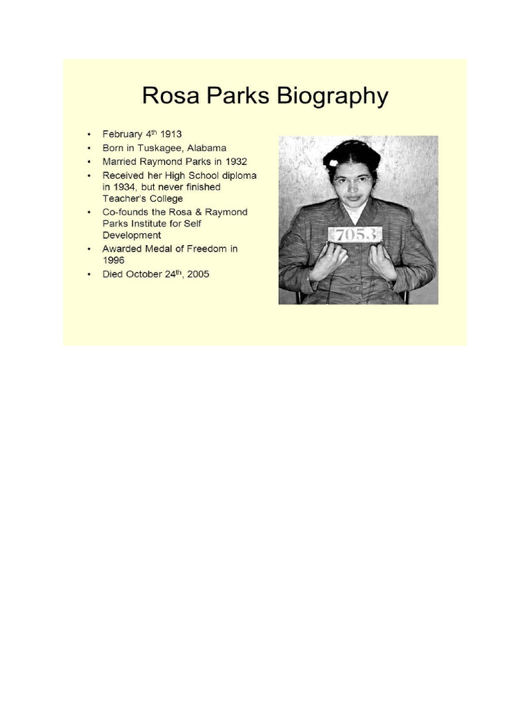 Rosa Park | PDF