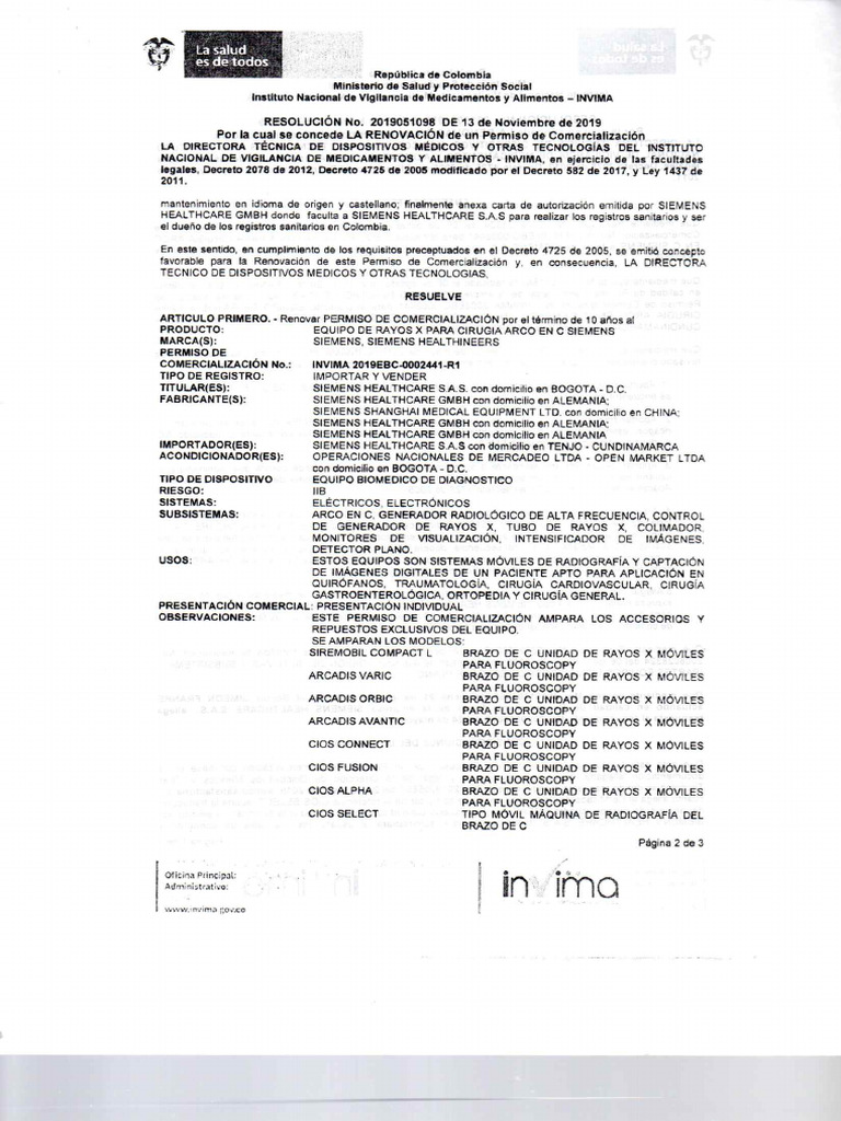 Registro Invima y Permiso | PDF