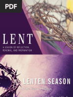 Lenten Promises | PDF | Lent | Asceticism