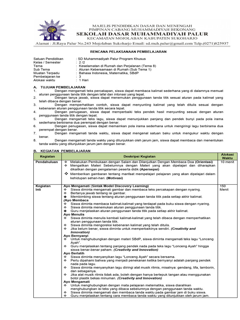 Pembelajaran 3 | PDF | Seni & Disiplin Bahasa