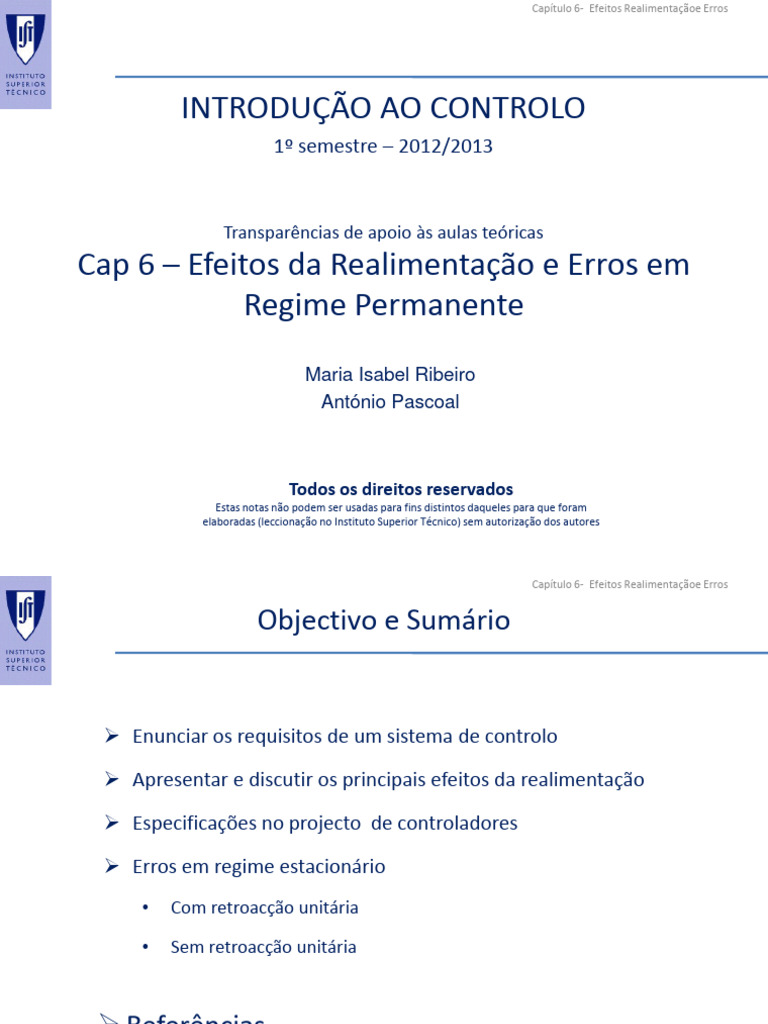 Cap6 - EfeitosRealimentacao-Erros | PDF | Barulho | Comentários