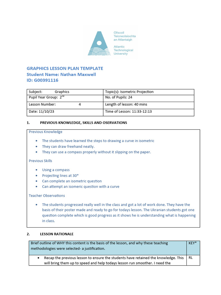 Lesson Plan 5 | PDF | Learning | Lesson Plan