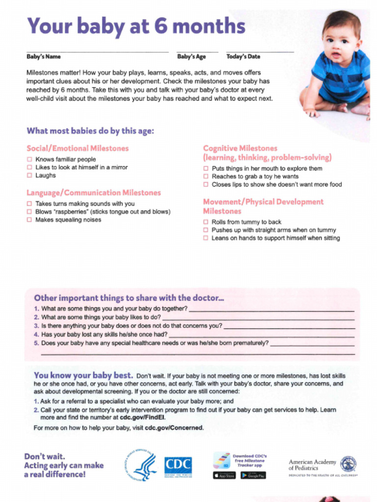 Your Baby at 6 Months | PDF