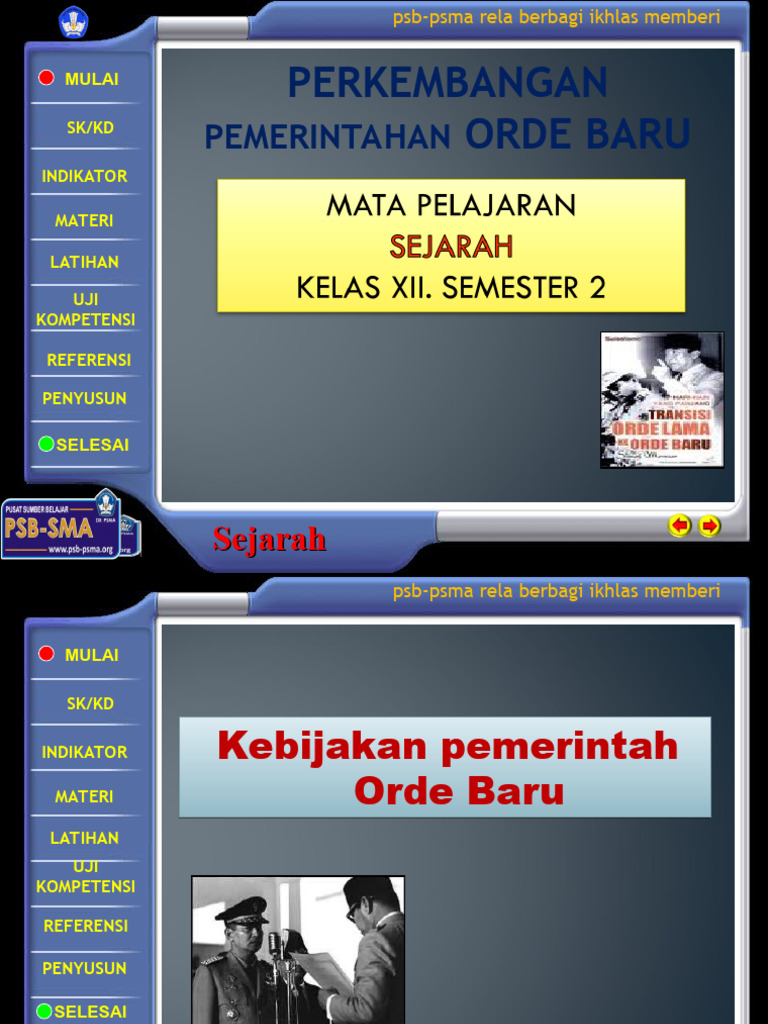 Perkebangan Orde Baru - 2 | PDF