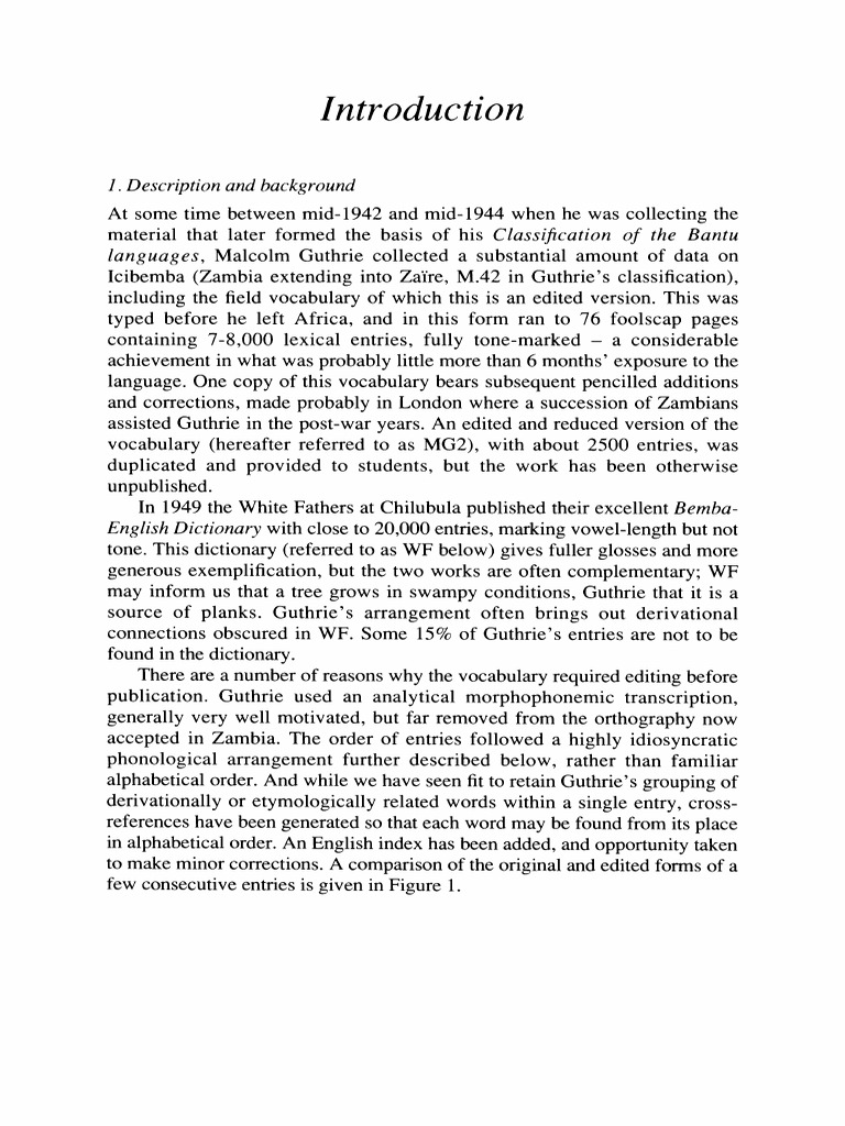 A Vocabulary of IciBemba | PDF | Tone (Linguistics) | Consonant