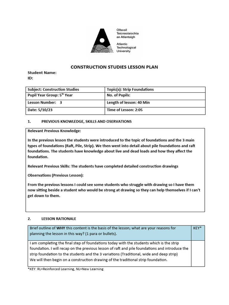 Cs-Lesson Plan 3 | PDF | Teachers | Knowledge
