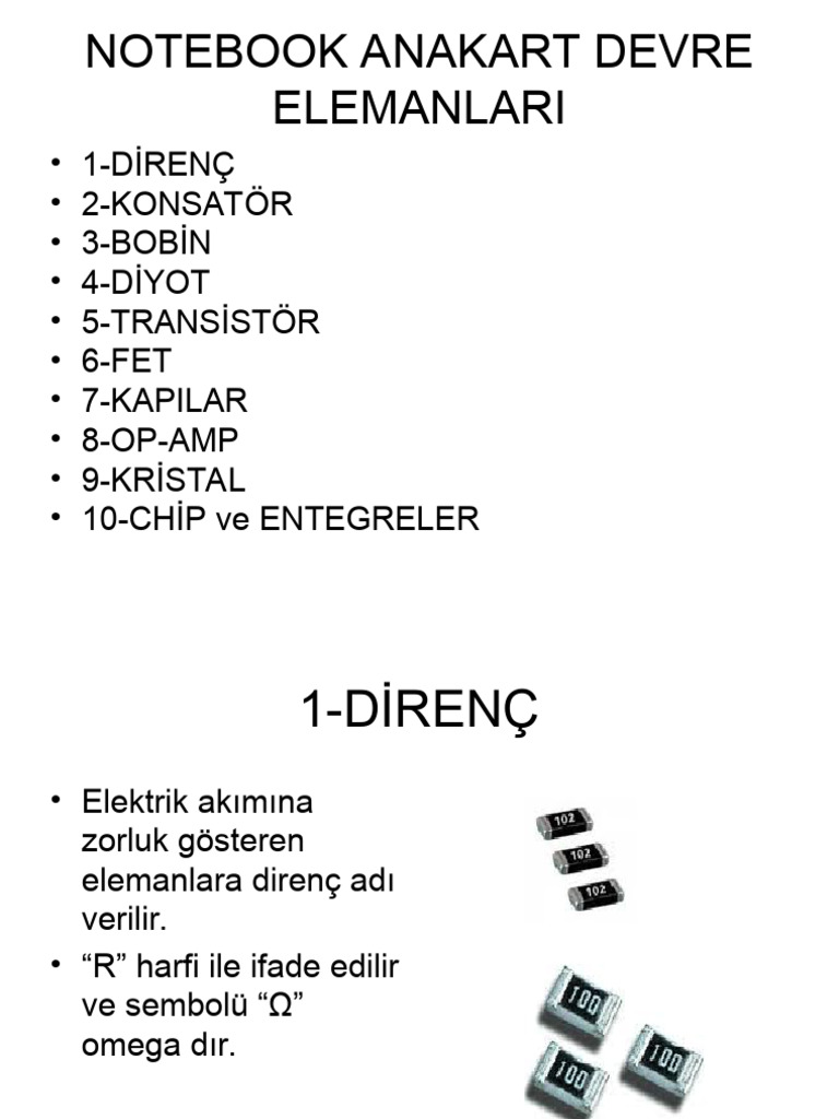 Anakart Devre Elemanlari | PDF