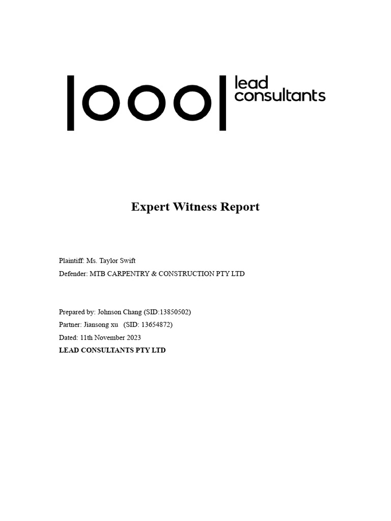 Expert Witness Report | PDF | Strength Of Materials | Deformation ...
