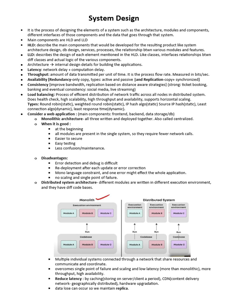 Sys Design | PDF | Scalability | No Sql
